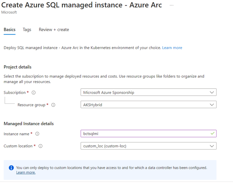 Deploy a SQL Managed Instance enabled by Azure Arc – Part 2