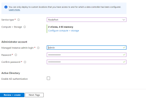 Deploy a SQL Managed Instance enabled by Azure Arc – Part 2